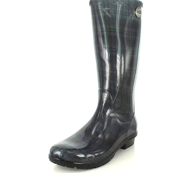UGG | Shoes | Ugg Shaye Plaid Rain Boots | Poshmark
